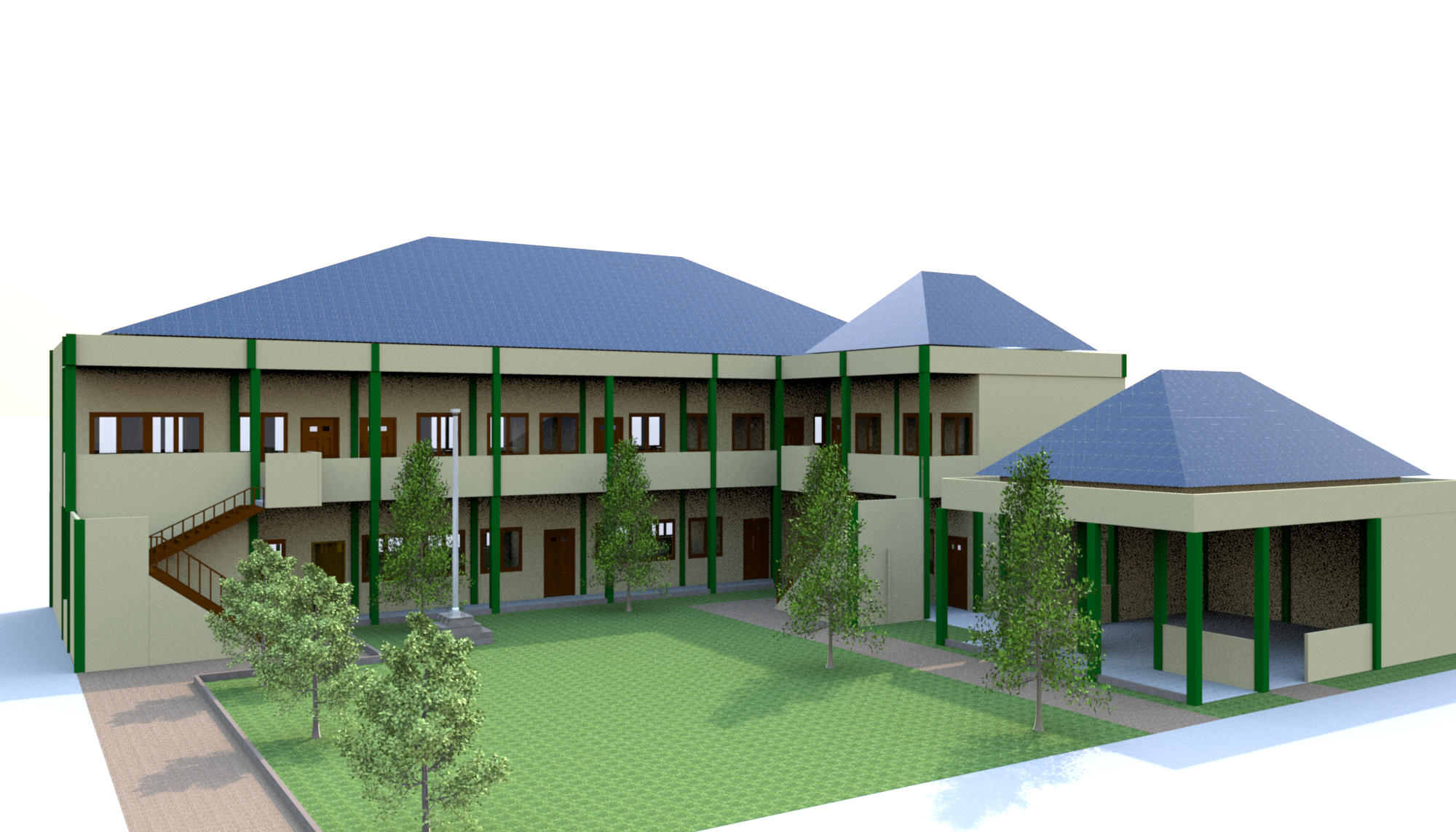 Desain Bangunan INIS Ciomas - Imam Nawawi School